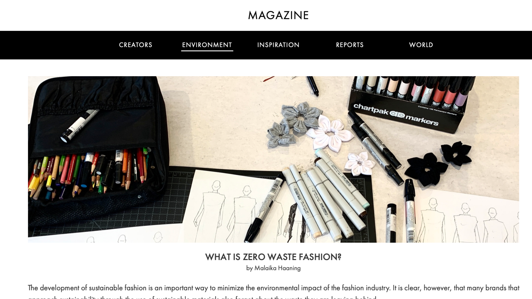 Wolf & Badger Magazine – Malaika New York